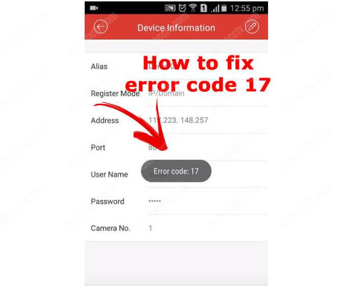 Hikvision Error Code 17 solved Learn CCTV Hikvision Error Code 17 solved Learn CCTV