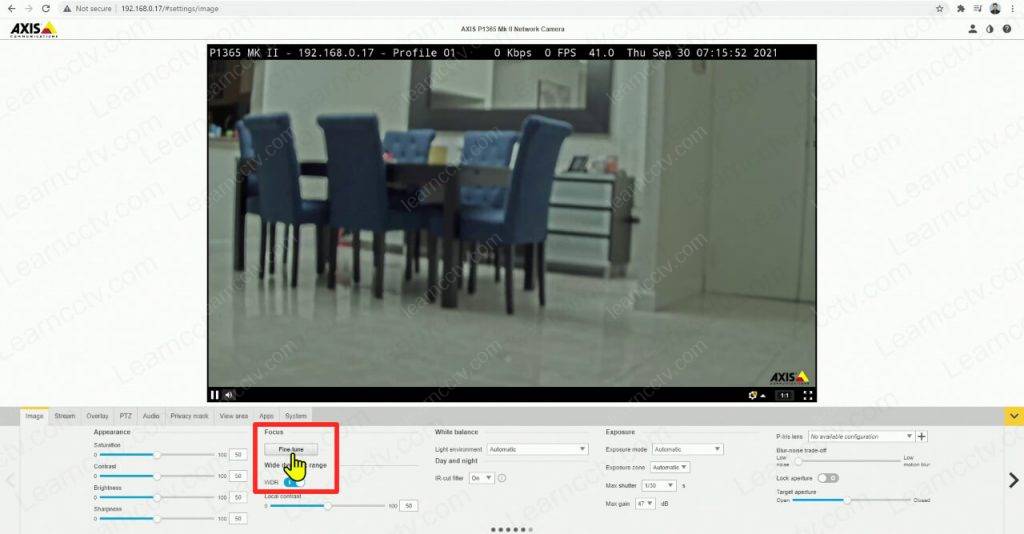 How To Adjust Focus On Axis Cameras Learn CCTV