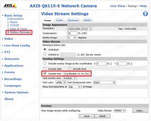 Axis PTZ – How to Add Coordinates on the Screen - Learn CCTV.com