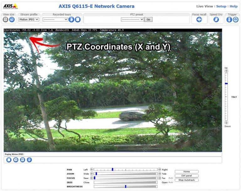 Axis PTZ – How to Add Coordinates on the Screen - Learn CCTV.com