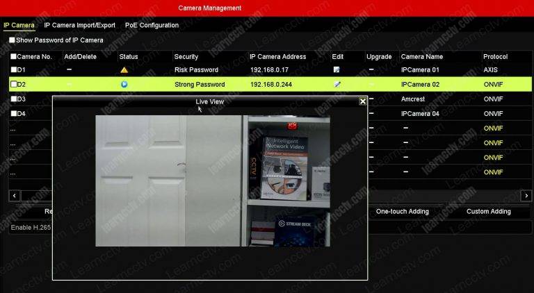 Hikvision NVR – No IP camera for deletion (solved) - Learn CCTV.com